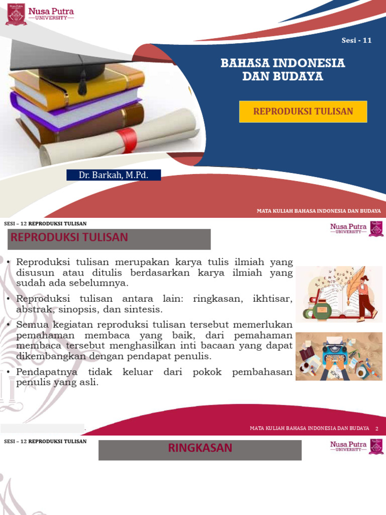 PPT-Sesi 12 REPRODUKSI TULISAN | PDF