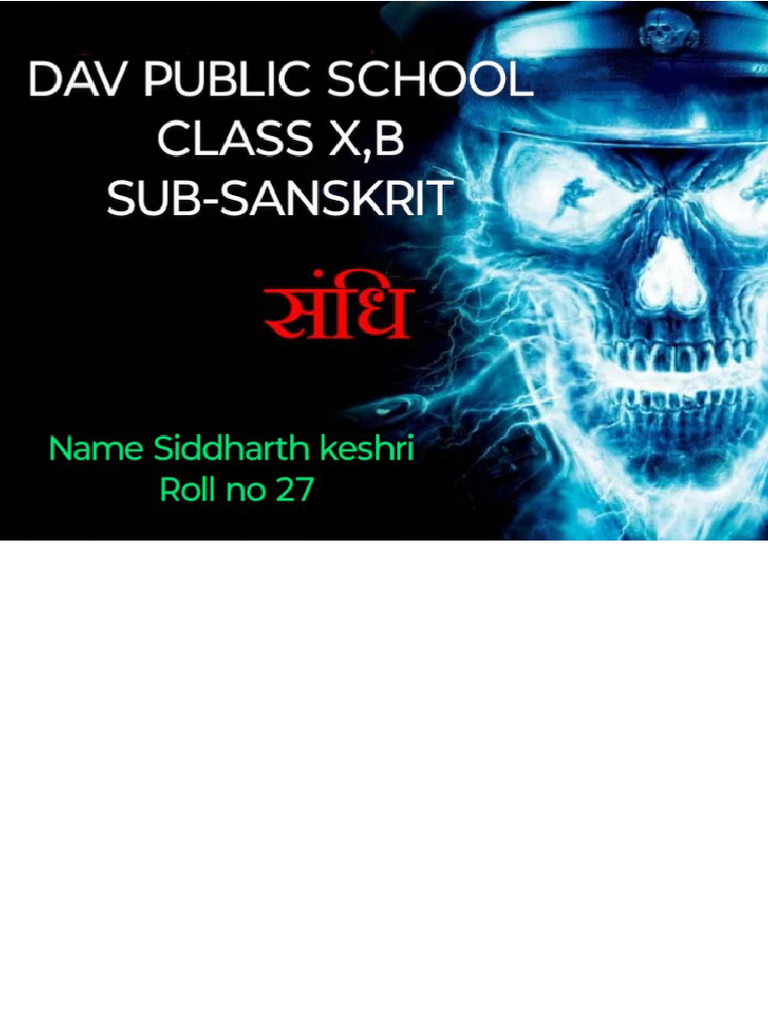 Sanskrit Made PPT by Siddharth Keshri | PDF