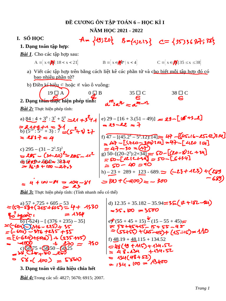 1-DE-CUONG-HK1-TOAN-6-CTST | PDF