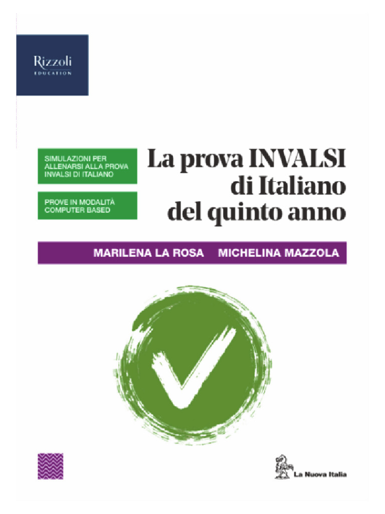 La Prova INVALSI Di Italiano Del Quinto Anno | PDF