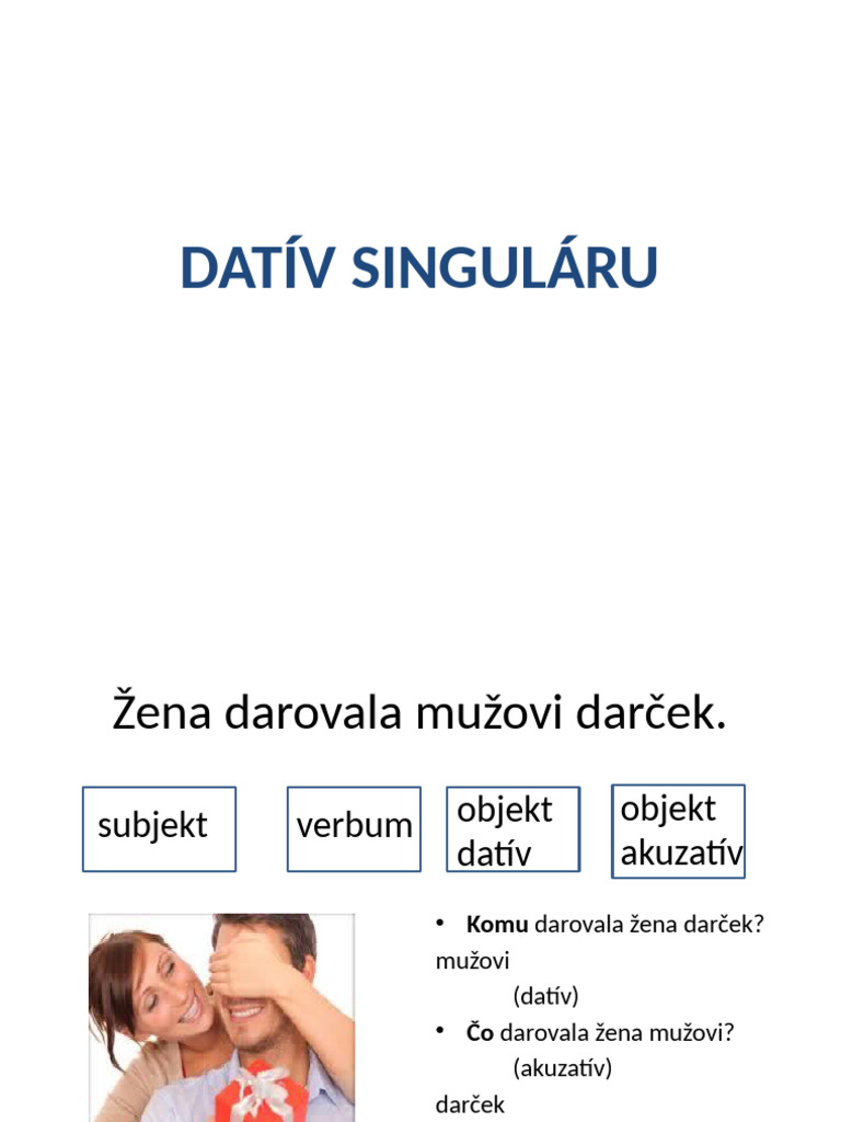 DATÍV Singuláru | PDF