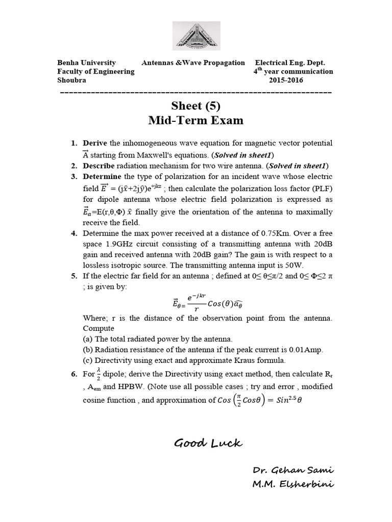 Sheet 5 | PDF