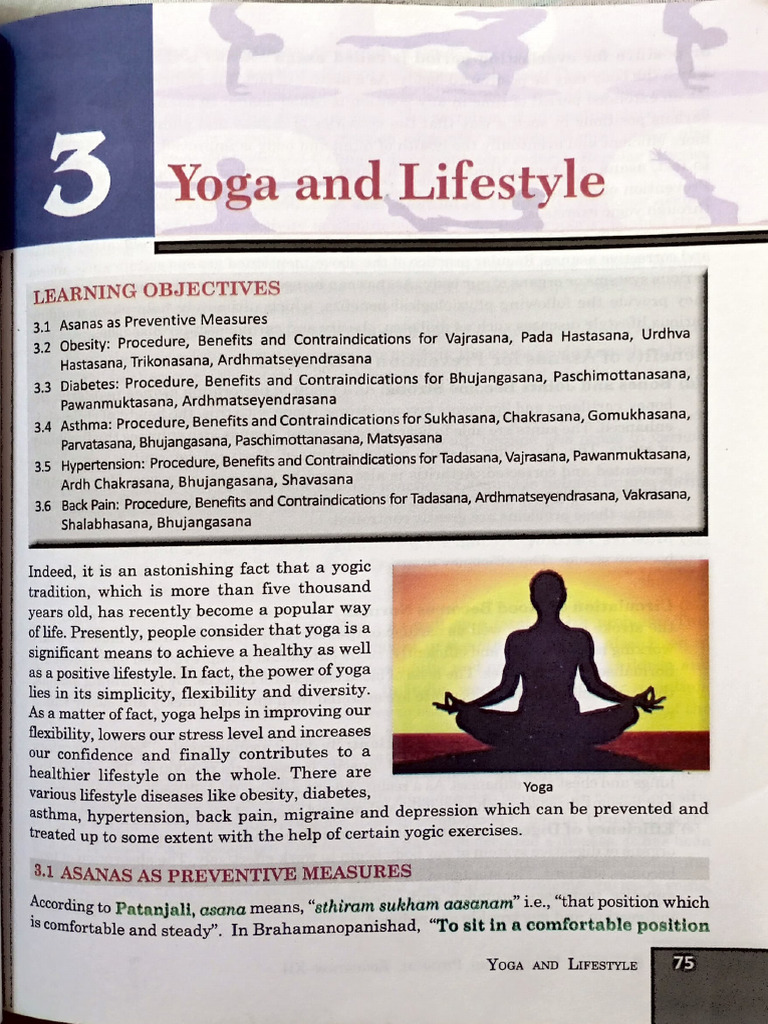 Yoga and Lifestyle | PDF | Obesity | Asana