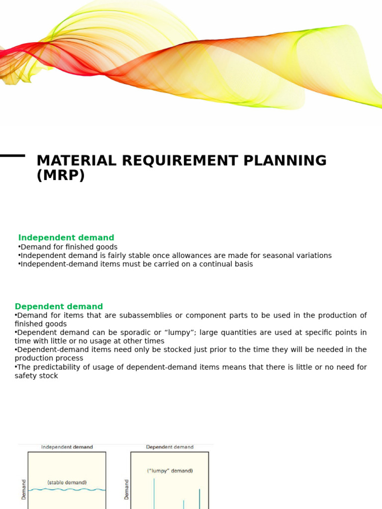 MRP | PDF | Production And Manufacturing