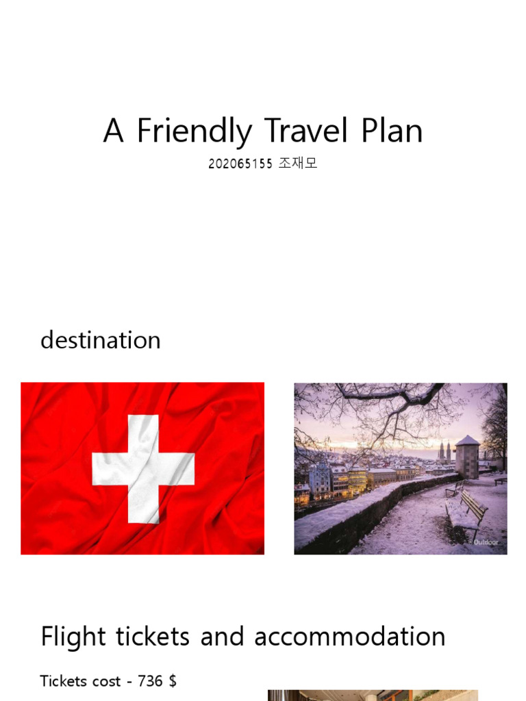 Zurich Travel Plan: Flights & Hotel Costs | PDF