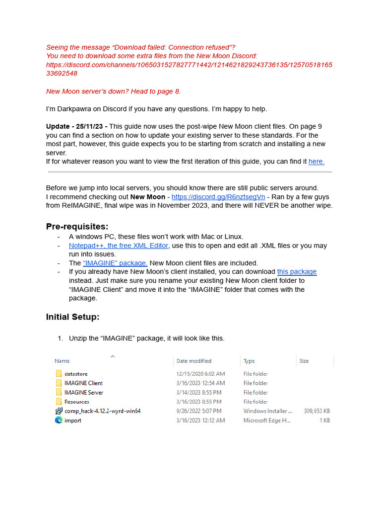 IMAGINE Local Server Guide | PDF | Computer File | Windows Registry