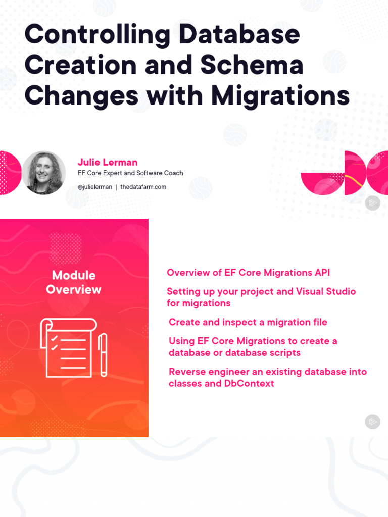 Controlling Database Creation and Schema With Migrations Slides | PDF | Databases | Command Line ...