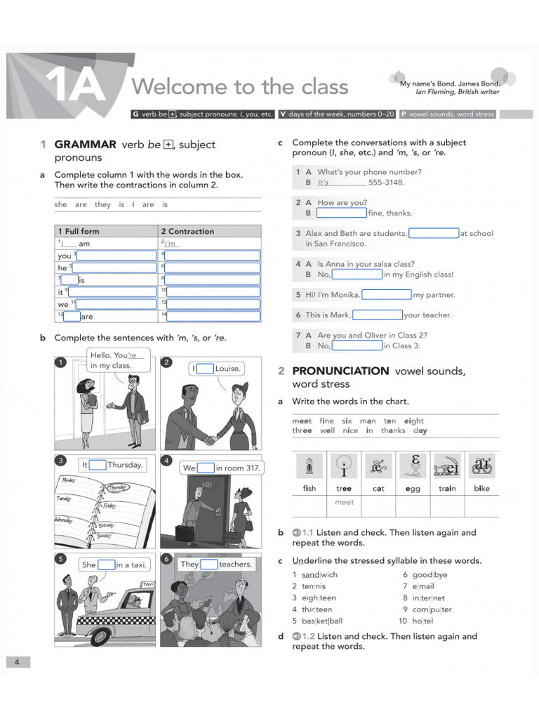 Elem 1 Workbook | PDF
