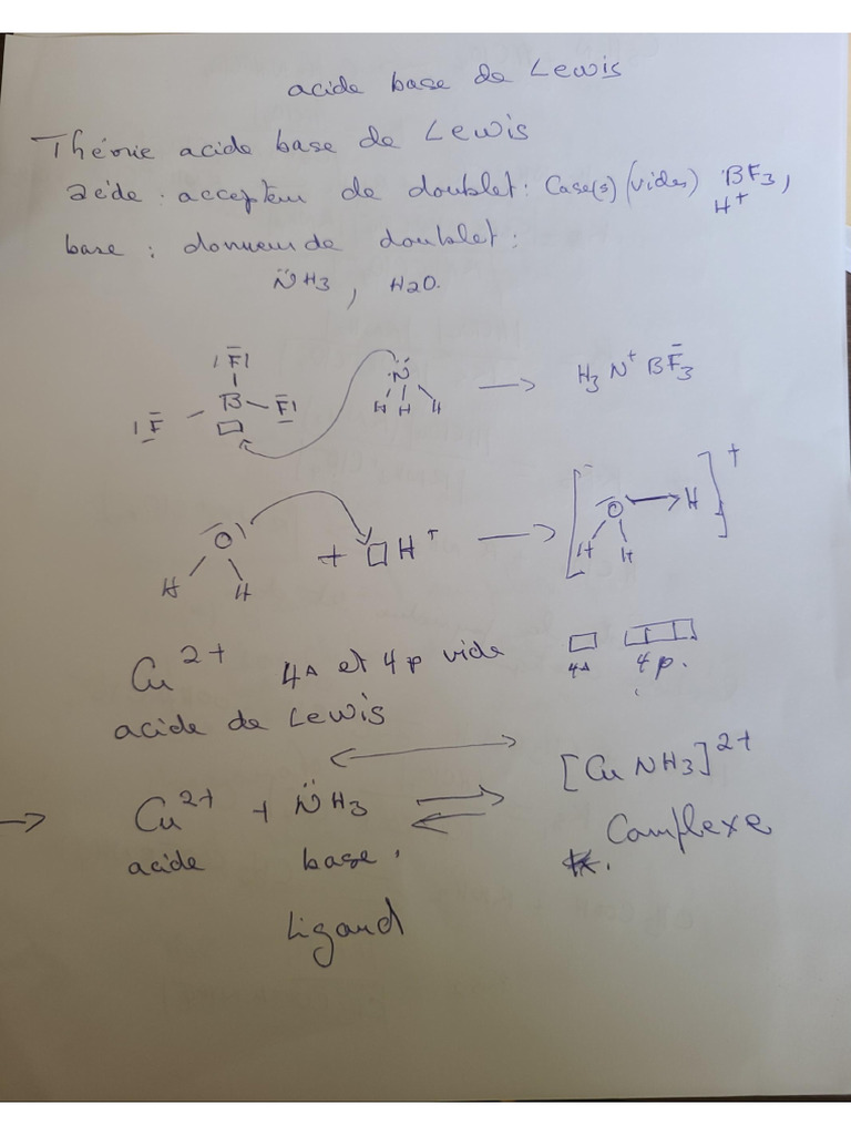 Complexe Et Acide Base de Lewis | PDF