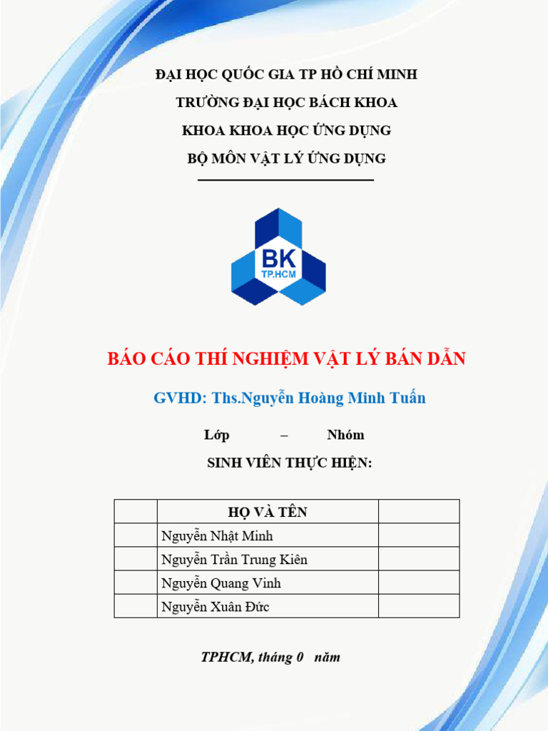 TNVL Báo Cáo | PDF