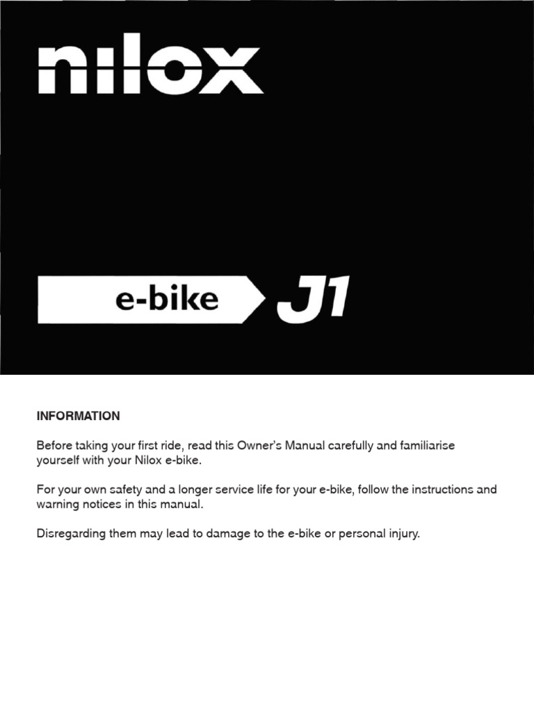 Nilox J1 | PDF | Battery Charger | Brake