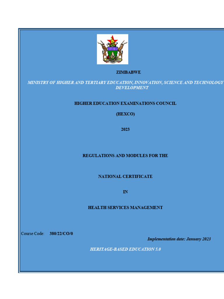 NC Health Services Management Revised | PDF | Infection | Preventive ...