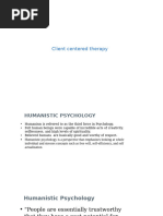Humanistic Theory of Carl Rogers | PDF | Humanistic Psychology | Humanism