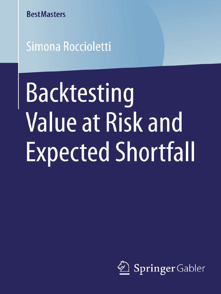 Backtesting Value at Risk and Expected Shortfall (Simona Roccioletti ...