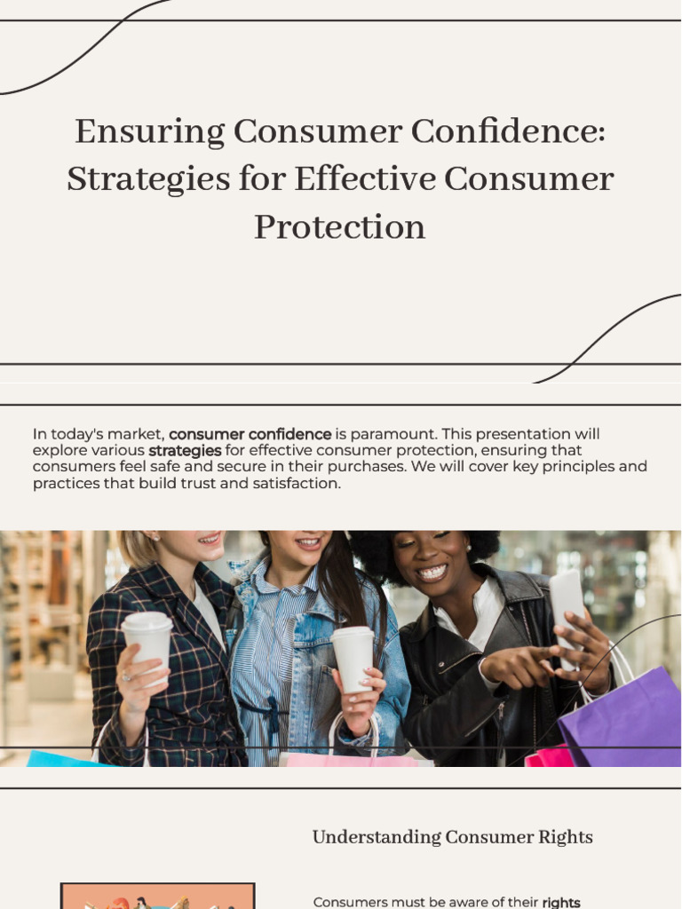 Ensuring Consumer Confidence Strategies For Effective Consumer ...