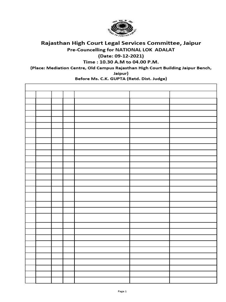 Cause List 09-12-2021 | PDF