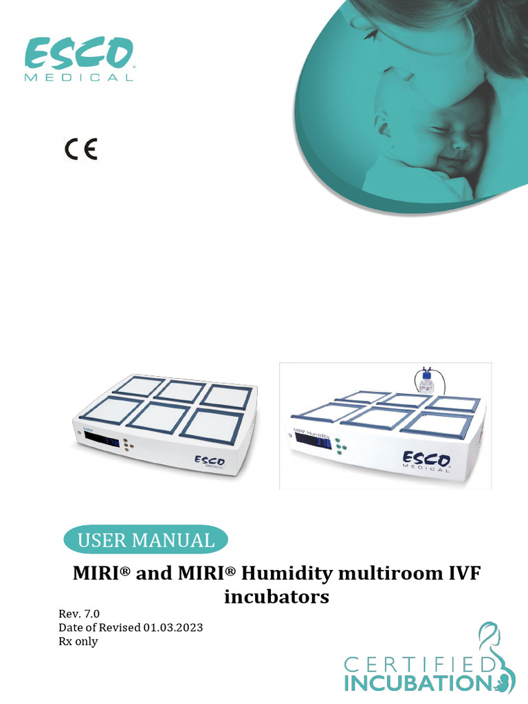 User Manual of MIRI and MIRI Humidity Multiroom IVF Incubators v7.0 ...