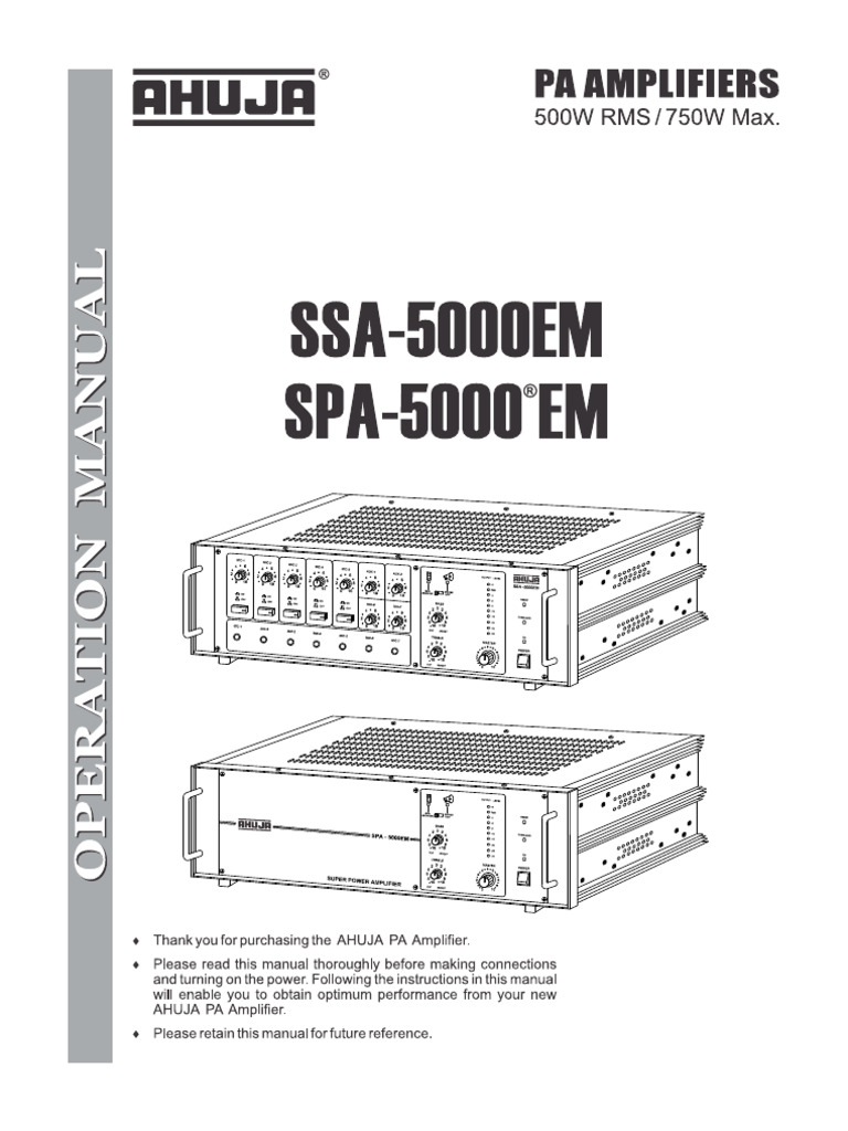 39 Ssa Spa 5000em - Om | PDF