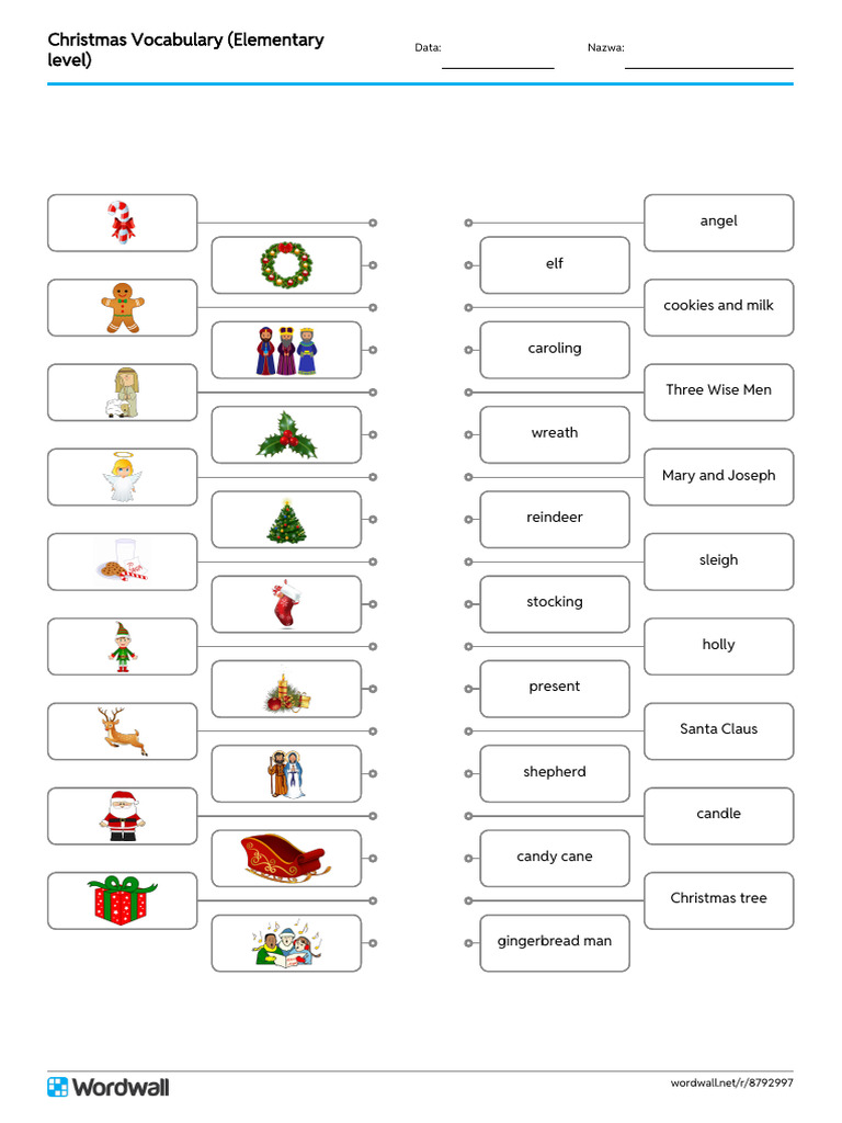 Christmas Vocabulary for Kids | PDF