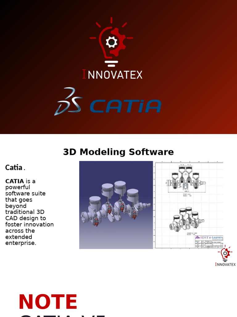 CATIA V5: 3D Modeling & Sketching Guide | PDF
