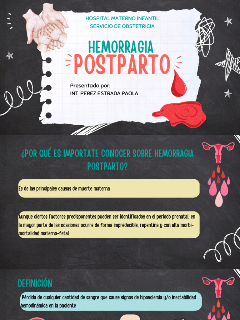 Hemorragia Postparto - 20241220 - 144157 - 0000 | PDF | El embarazo ...