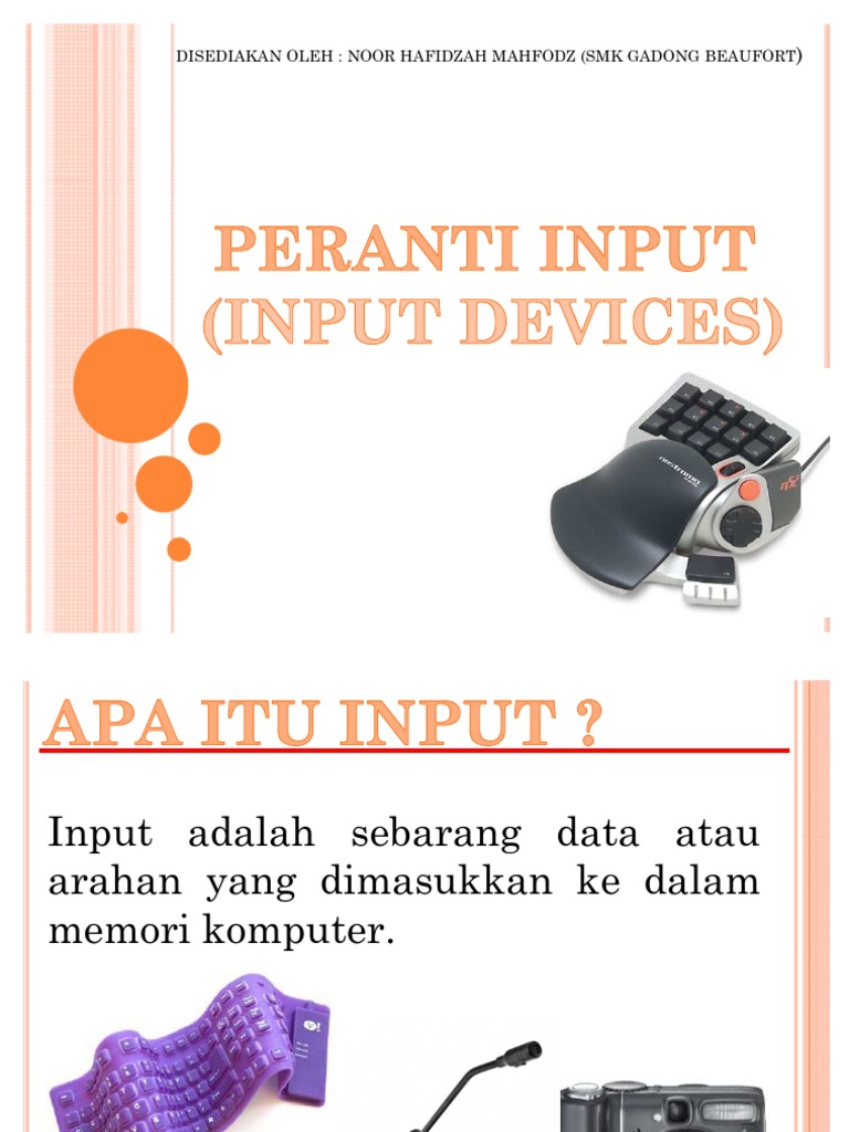 Peranti Input | PDF