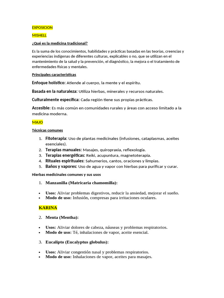 Temas de Exposicion | PDF