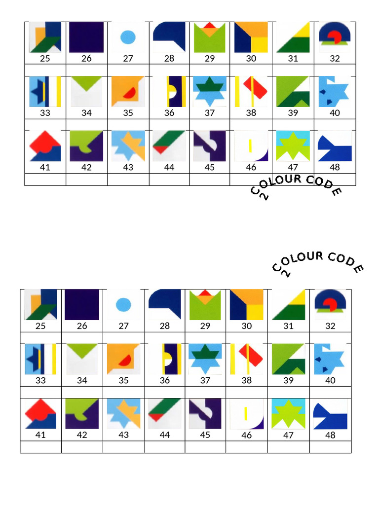 Colour code 2 A5 | PDF