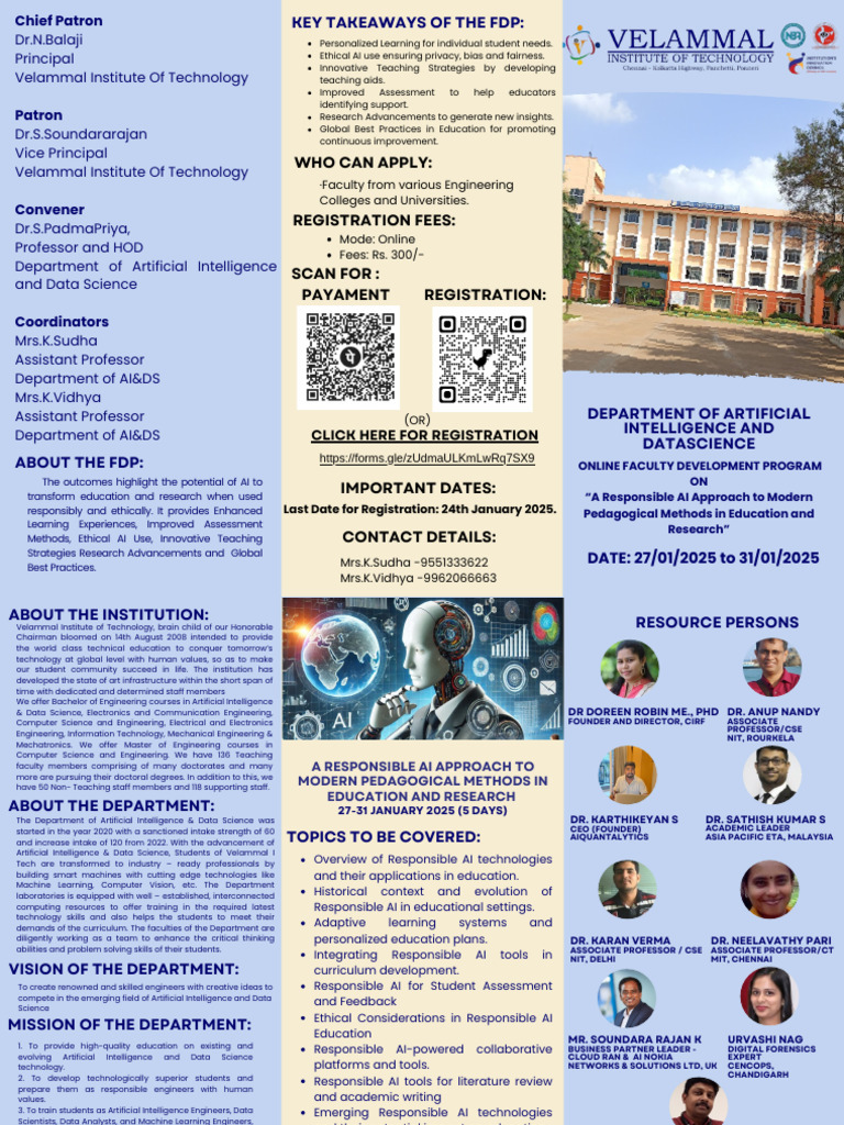 Department of Artificial Intelligence and Datascience | PDF | Artificial Intelligence ...