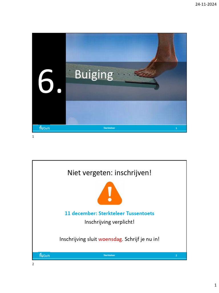 College 5 - Buiging 2 | PDF