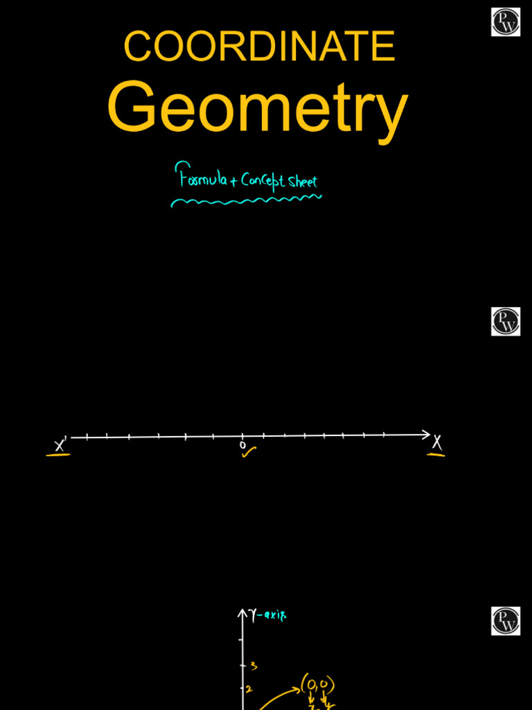 Class 9 Coordinate Geometry Notes | PDF