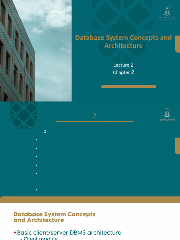 Database System Concepts and Architecture | PDF