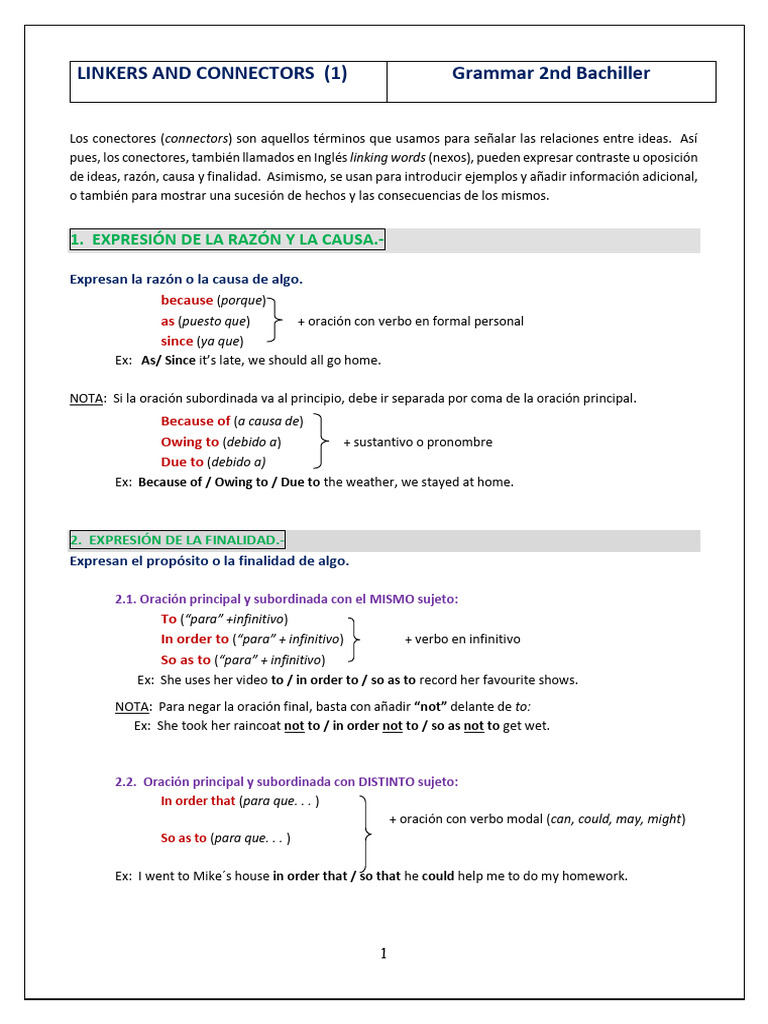 4 Linkers and Connectors | PDF | Argument
