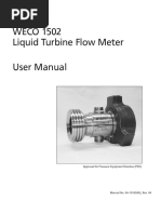 Nuflo Liquid Turbine Flow Meters Datasheet | PDF | Flow Measurement ...