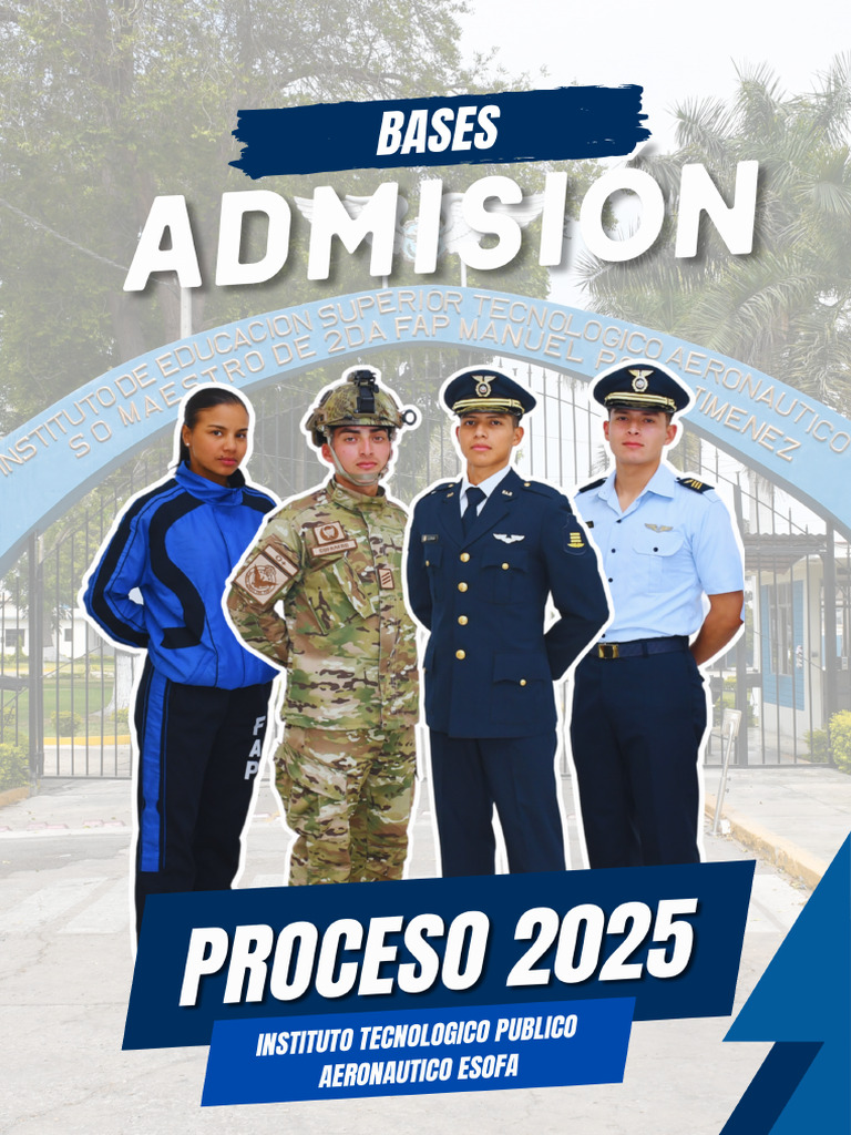 Bases Generales Del Proceso Admision Esofa 2025 | PDF