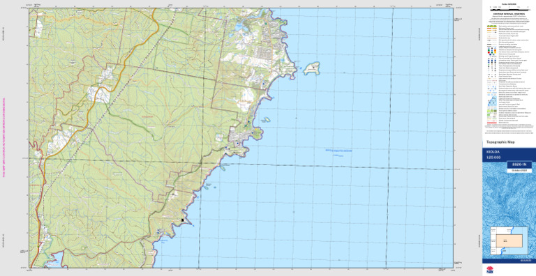 8926-1N KIOLOA Topographic Map - Oct2022 | PDF | Cartography | Map