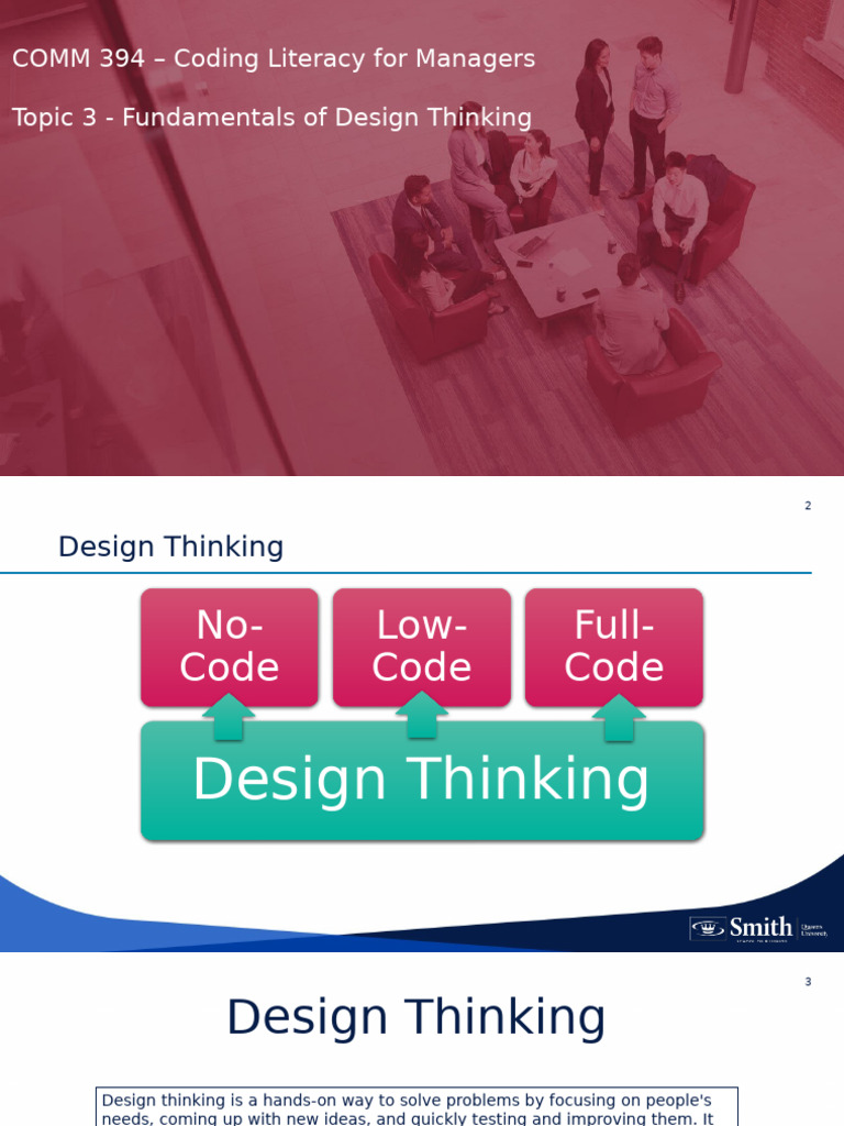 COMM 394 - Topic 3 - Fundamentals of Design Thinking - POST | PDF ...