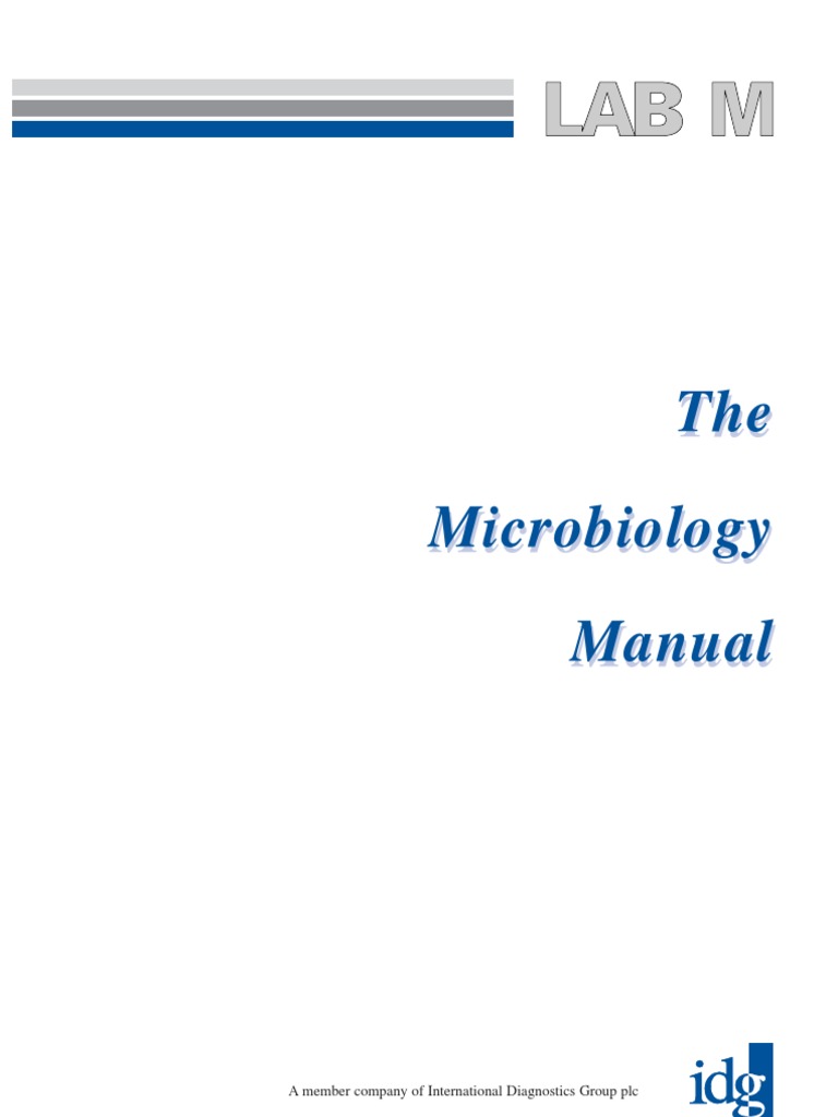 LAB M Manual 2006 | PDF | Sterilization (Microbiology) | Growth Medium