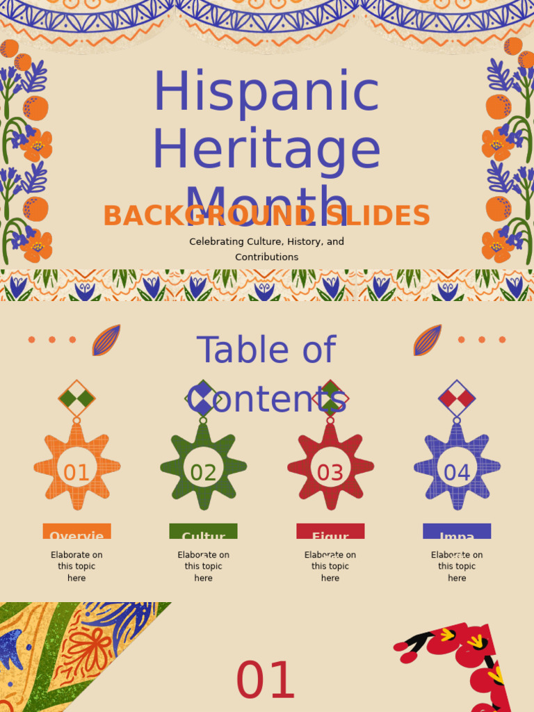 Hispanic Heritage Celebration | PDF | Spanish Diaspora | Observances