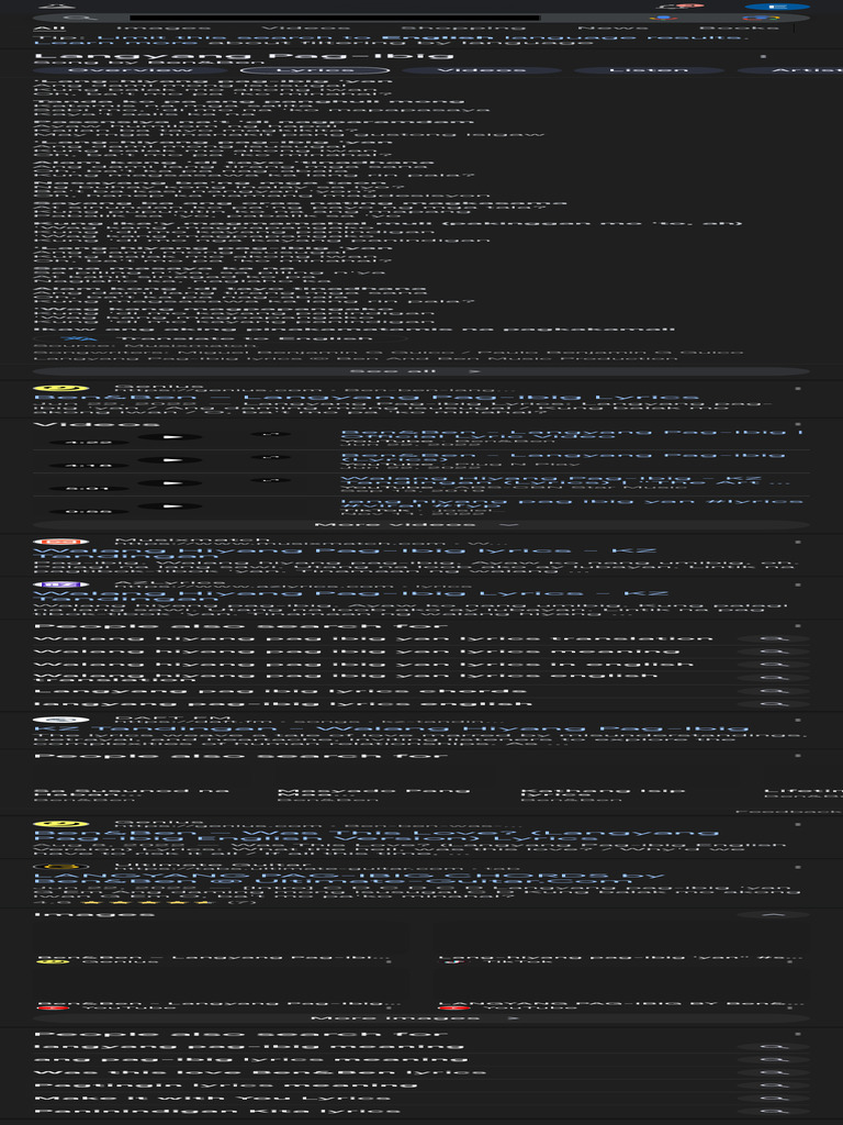 Walang Hiyang Pag Ibig Yan Lyrics - Google Search | PDF