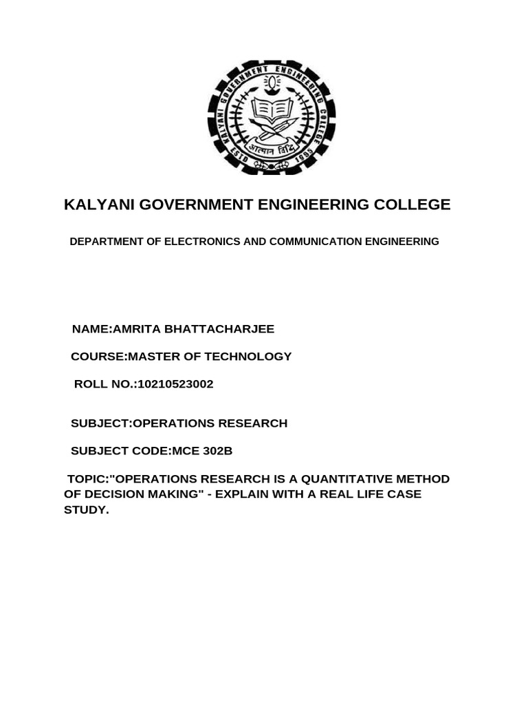CA2_10210523002NNNMM | PDF | Mathematical Optimization | Mathematical Model