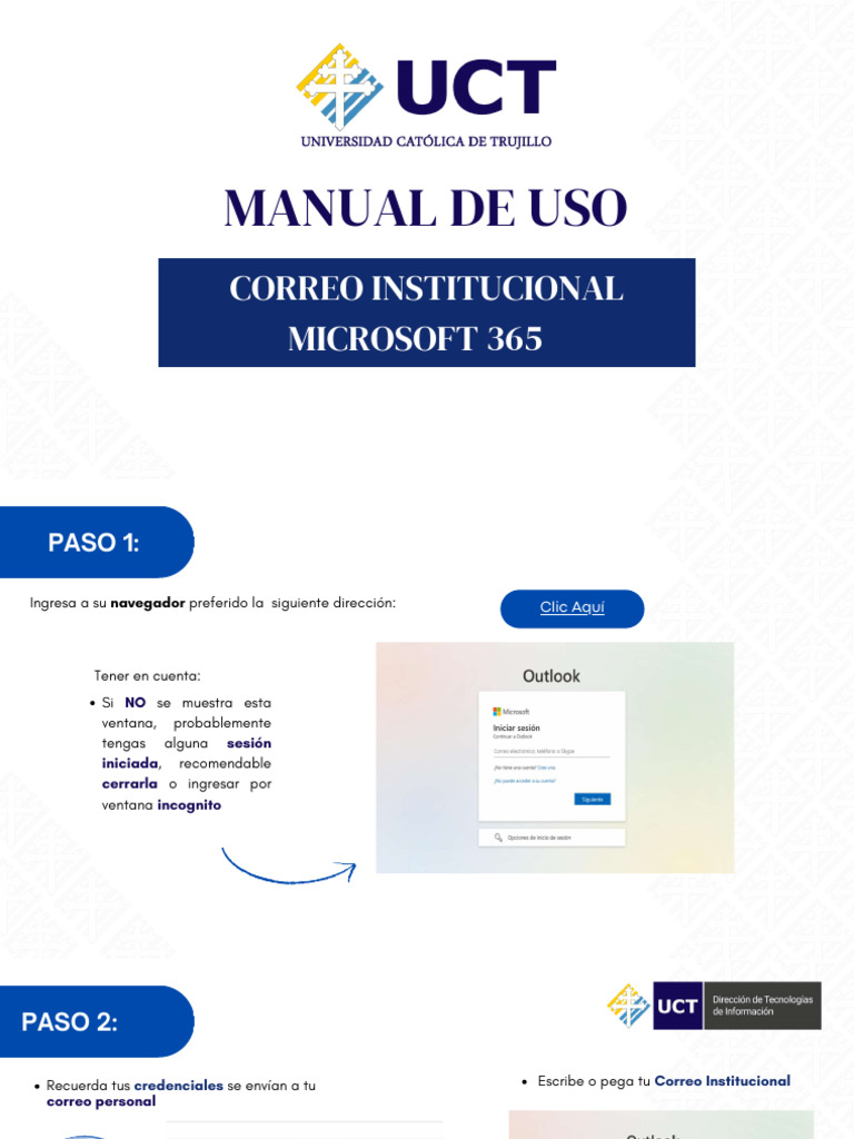 Correo Institucional de Microsoft | PDF | Contraseña | Informática