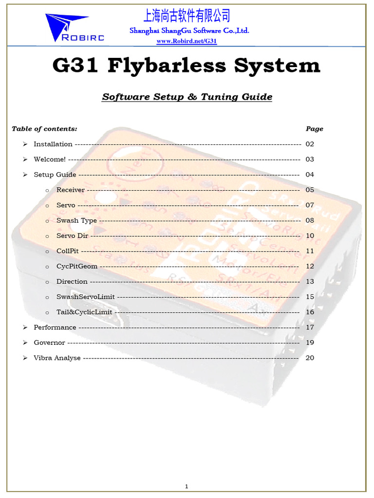 Robird G31 | PDF | Helicopter | Helicopter Rotor