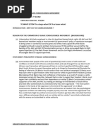 Black Consciousness Movement (BCM) Essay | PDF | South Africa | Social ...
