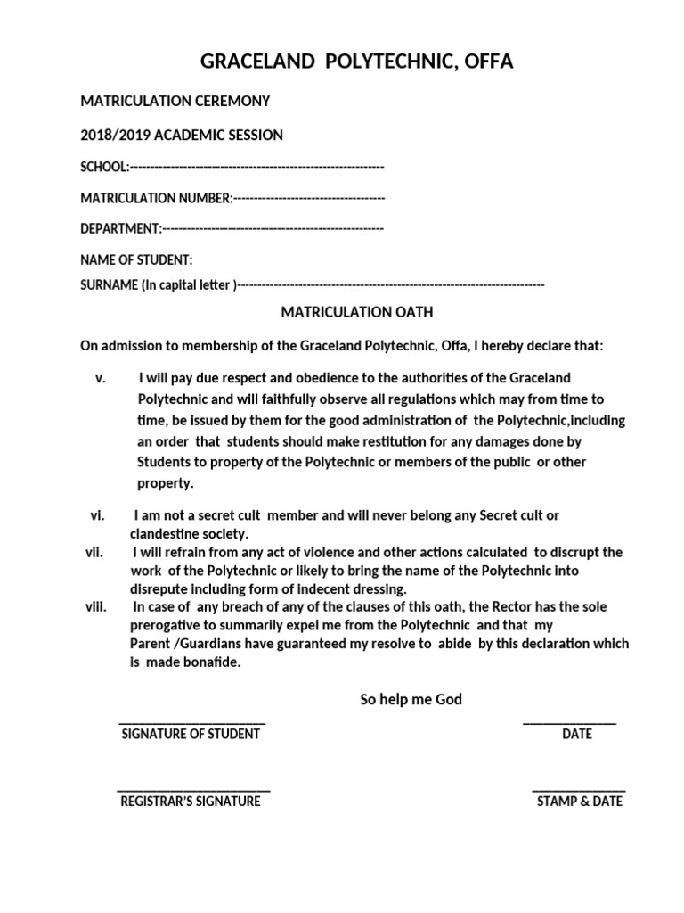 GRACELAND POLYTECHNIC | PDF