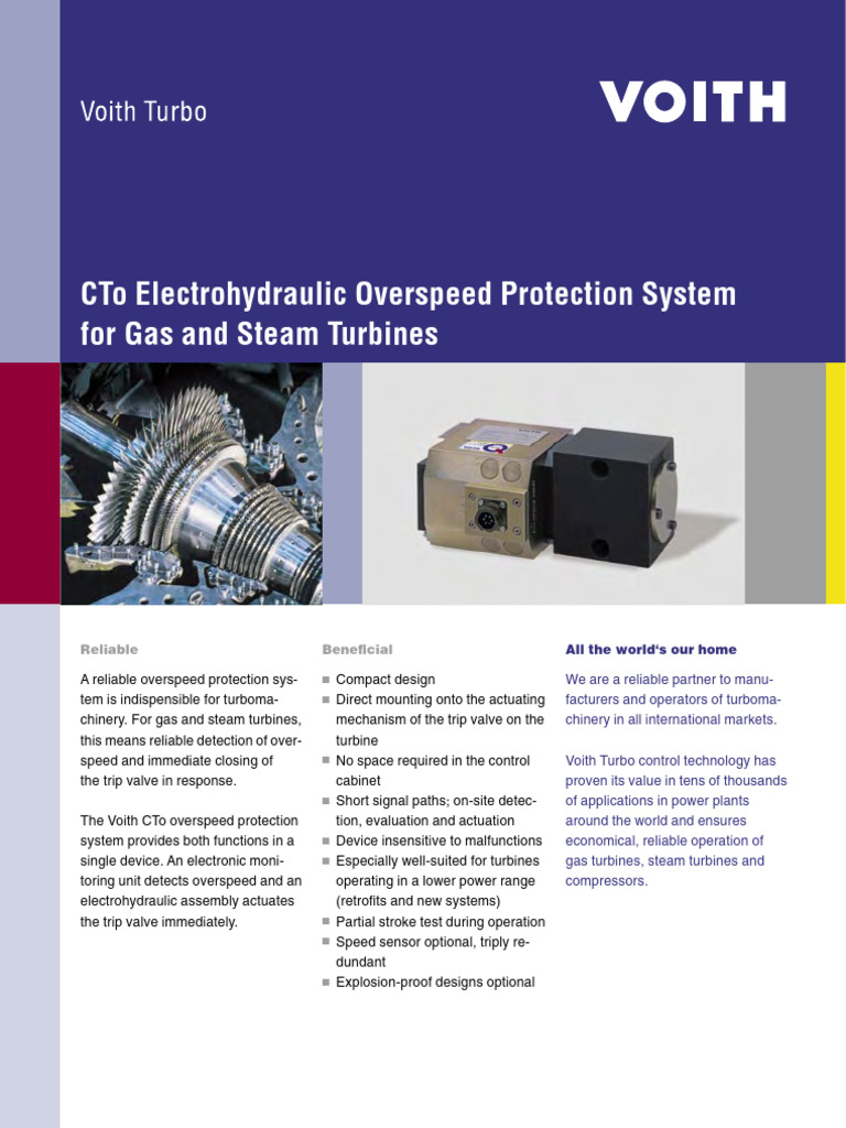529 e cr314 en Cto-Electrohydraulic-Overspeed-Protection-System | PDF ...