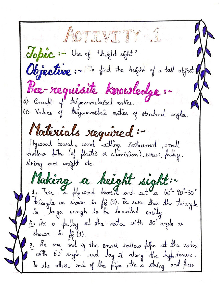 Maths Activity | PDF