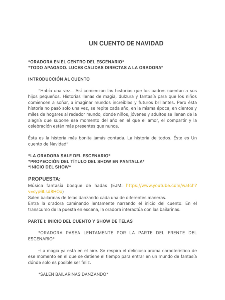 Un Cuento de Navidad Guion | PDF | Felicidad | Amor