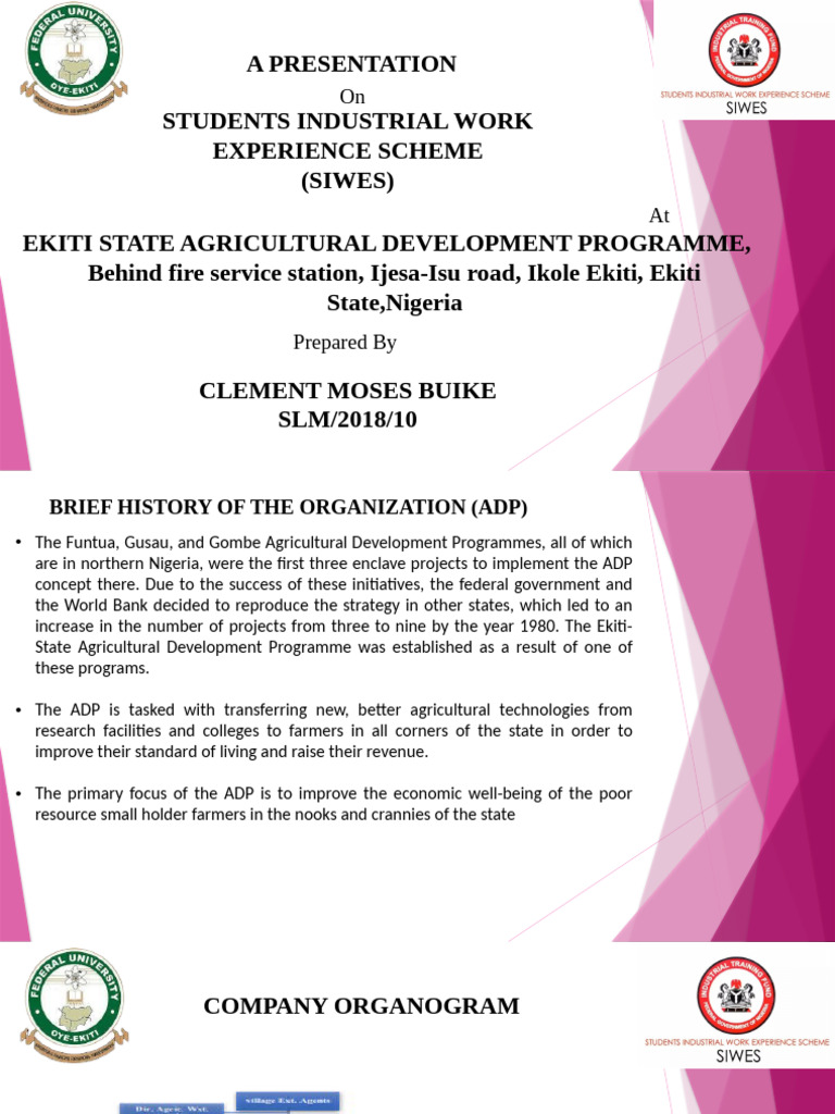 Clement Moses Chibuike Presentation | PDF | Tractor | Irrigation