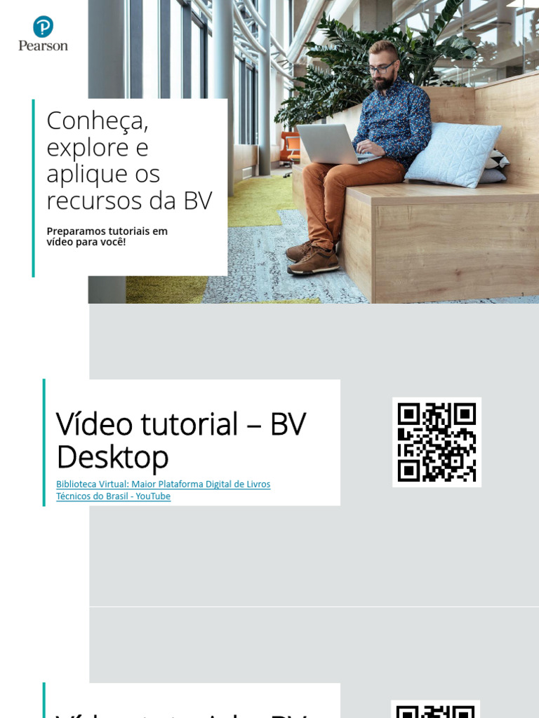 Biblioteca - Virtual - Pearson - Vídeos Tutoriais | PDF